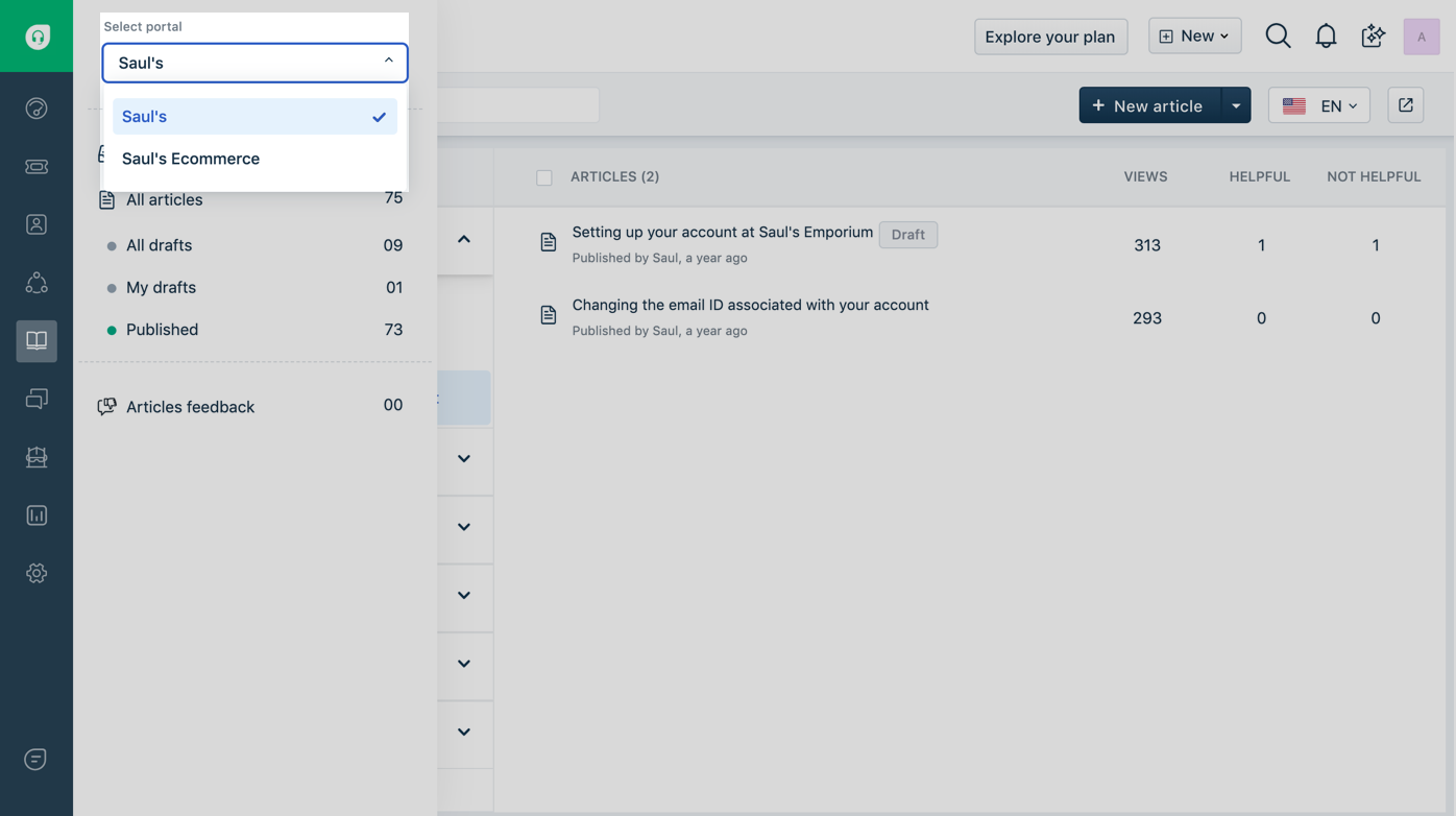 Self Service for Customers by Freshdesk | Freshworks