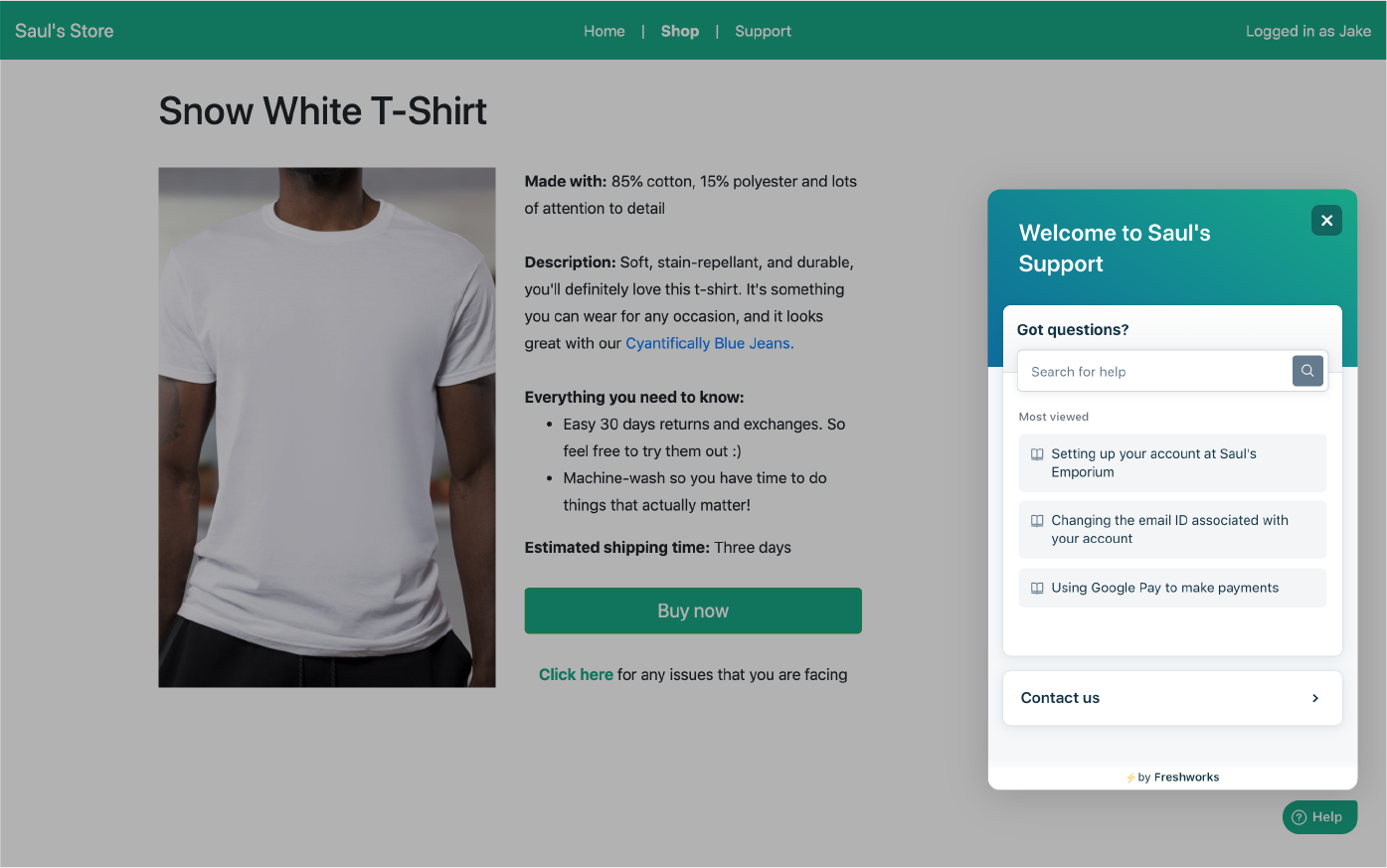Help Widget by Freshdesk | Freshworks