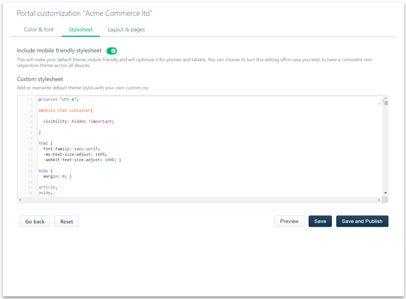 Rebrand your Helpdesk